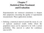 PPT - STATISTICAL TREATMENT OF ANALYTICAL DATA PowerPoint Presentation ...