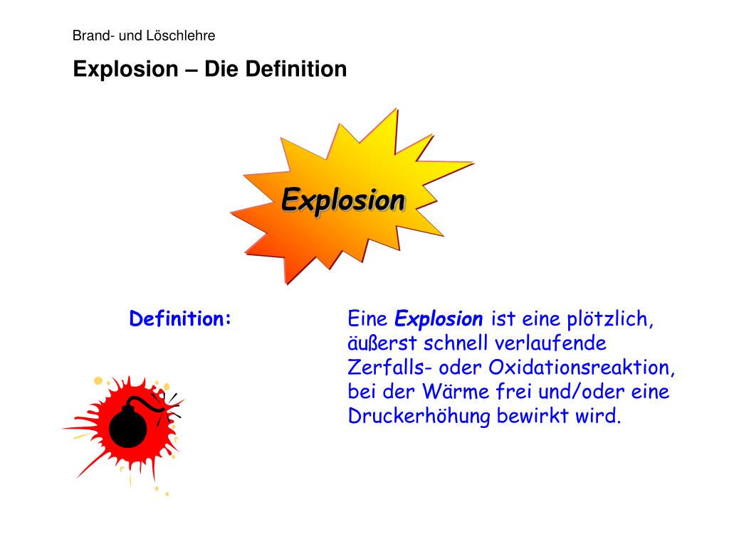 PPT - Explosion – Die Definition PowerPoint Presentation, free download ...