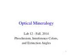 PPT - Optical Mineralogy PowerPoint Presentation, free download - ID ...