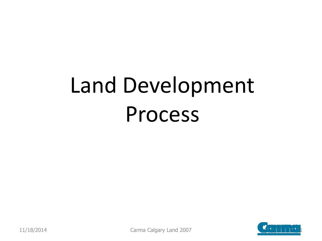 PPT - Land Development Process PowerPoint Presentation, free download ...