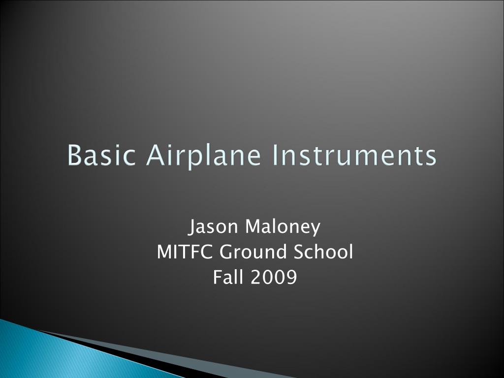 PPT - Basic Airplane Instruments PowerPoint Presentation, free download ...