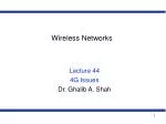 PPT - Wireless Networks PowerPoint Presentation, free download - ID:8754978