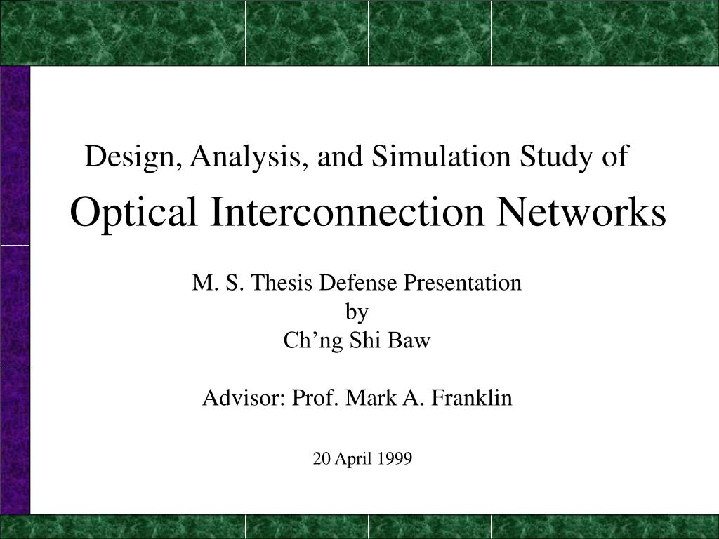 PPT - Optical Interconnection Networks PowerPoint Presentation, free ...