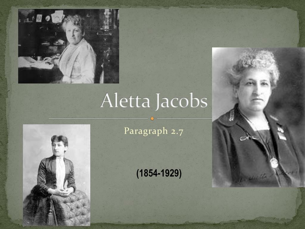 PPT - Aletta Jacobs PowerPoint Presentation, free download - ID:6777713