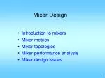 PPT - Mixer Design PowerPoint Presentation, free download - ID:5857068