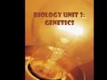 PPT - Unit 3 - Genetics PowerPoint Presentation, free download - ID:1853114