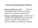 PPT - General Equilibrium and Market Efficiency PowerPoint Presentation ...