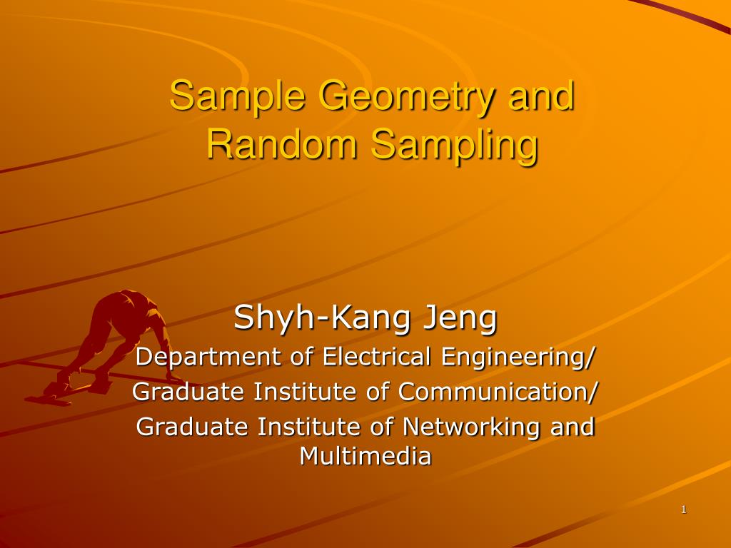 PPT - Sample Geometry and Random Sampling PowerPoint Presentation, free ...