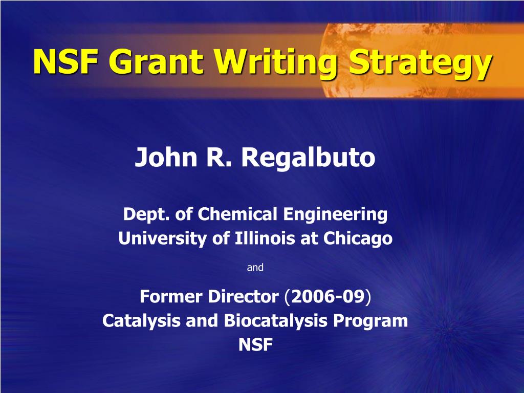 PPT - NSF Grant Writing Strategy PowerPoint Presentation, free download ...