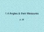 PPT - Angles and their Measures PowerPoint Presentation, free download ...