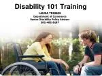 PPT - Disability Sensitivity Training PowerPoint Presentation, free ...