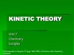PPT - Kinetic Particle Theory (Kinetic Model of Matter) PowerPoint ...