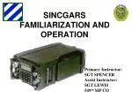PPT - SINCGARS FAMILIARIZATION AND OPERATION PowerPoint Presentation ...