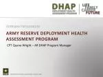 PPT - Army reserve deployment health assessment program PowerPoint ...