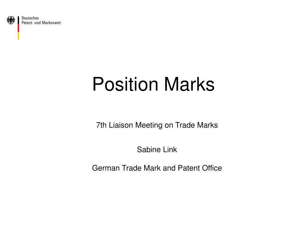 PPT - Position Marks PowerPoint Presentation, free download - ID:6794913