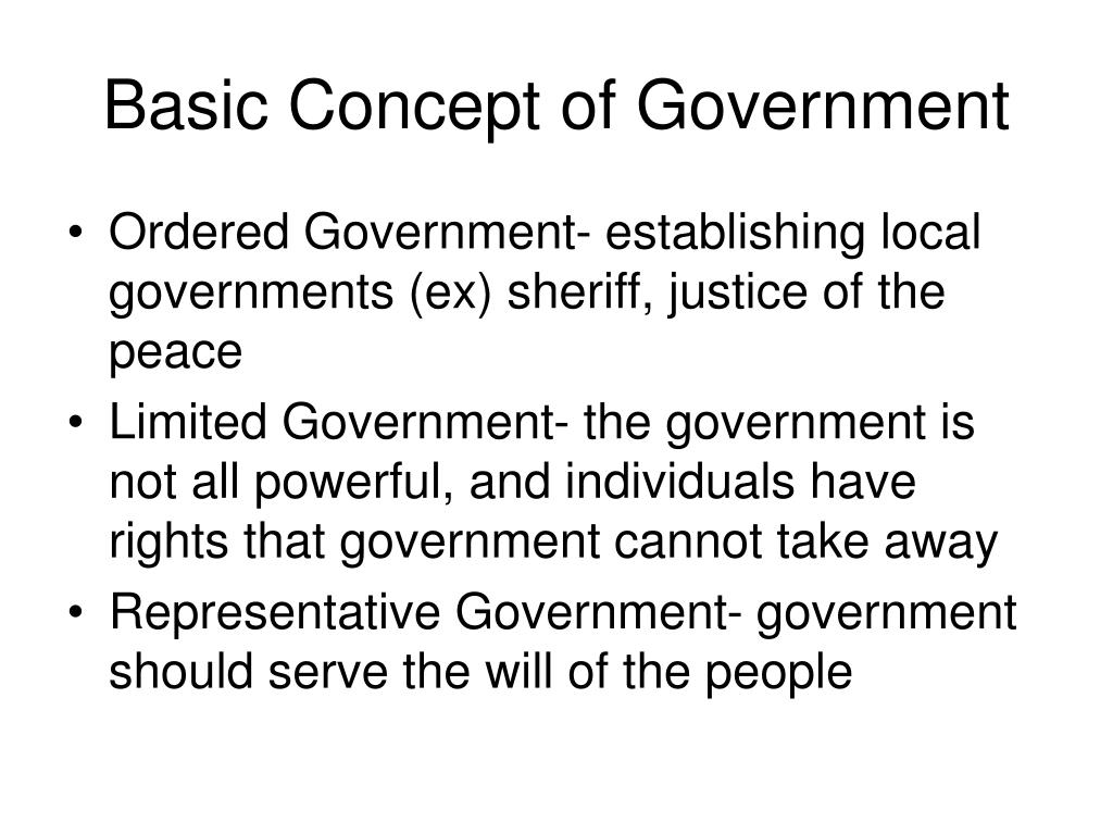 PPT - Basic Concept of Government PowerPoint Presentation, free ...