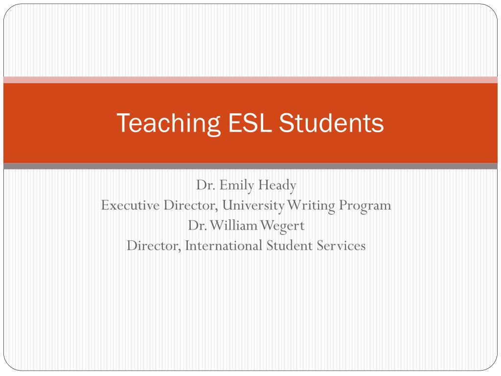 PPT - Supporting ESL Students: Challenges and Best Practices for ...