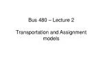 PPT - Transportation and Assignment Models PowerPoint Presentation ...