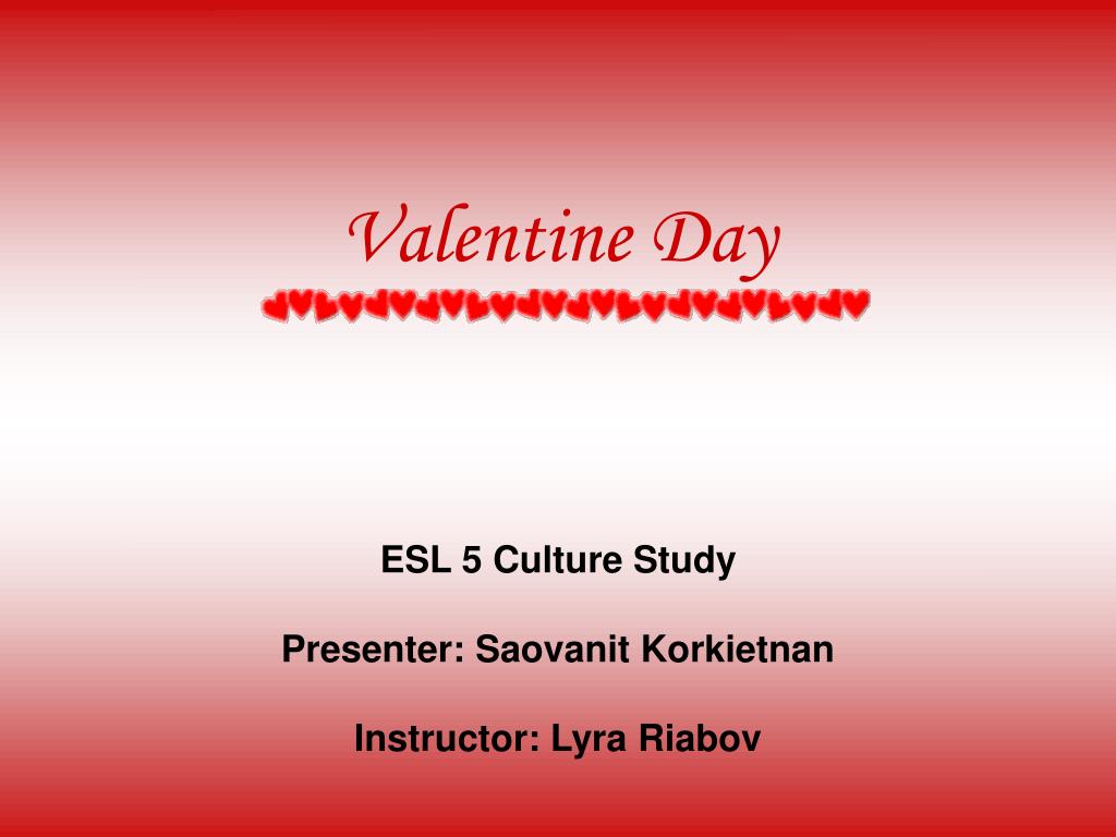 PPT - Valentine Day PowerPoint Presentation, free download - ID:6798242