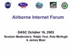 PPT - Airborne Internet PowerPoint Presentation, free download - ID:2393251