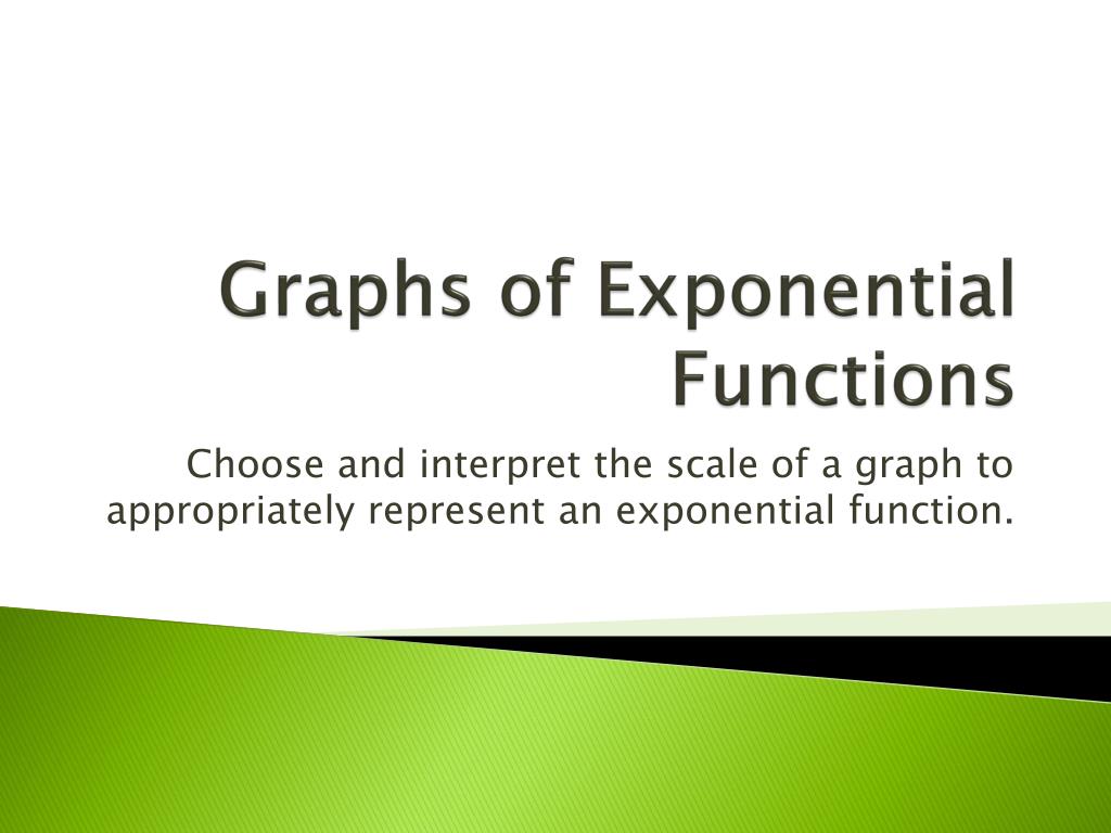 PPT - Graphs of Exponential Functions PowerPoint Presentation, free ...