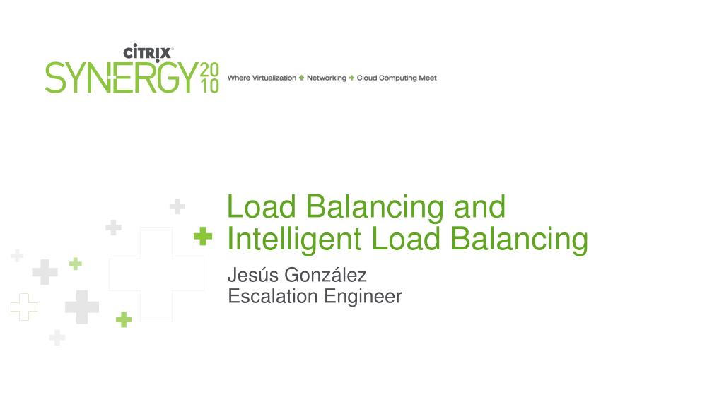 PPT - Load Balancing and Intelligent Load Balancing PowerPoint ...
