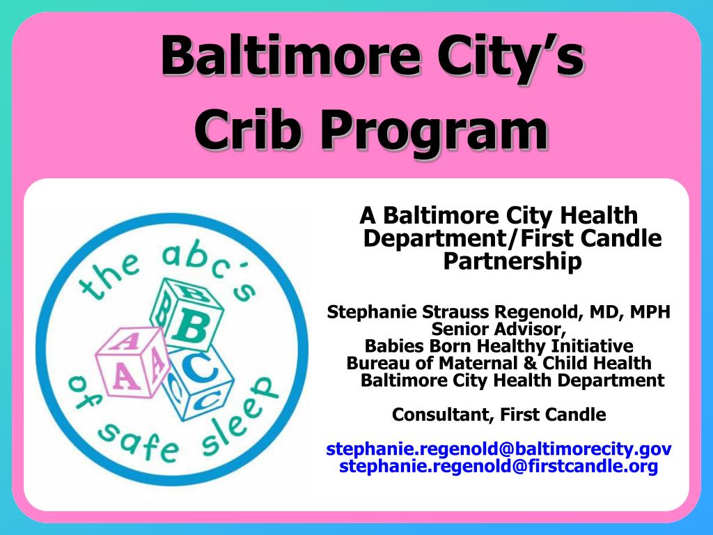 PPT - Baltimore City’s Crib Program PowerPoint Presentation, free ...