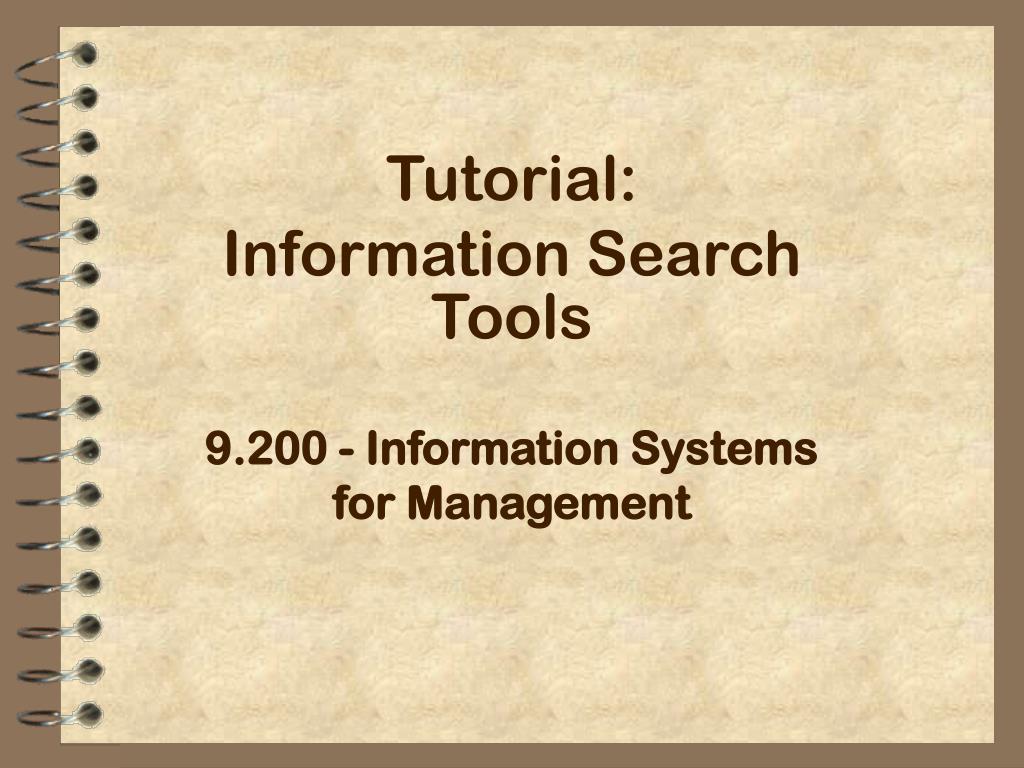 PPT - Internet Tools for Effective Information Retrieval PowerPoint Presentation - ID:6806803