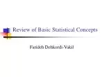 PPT - Some Basic Statistical Concepts PowerPoint Presentation, free ...