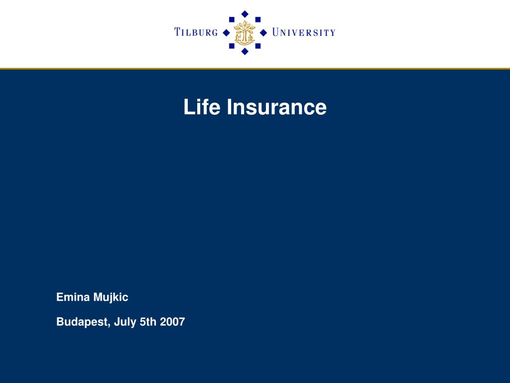 PPT - Life Insurance PowerPoint Presentation, free download - ID:6808323