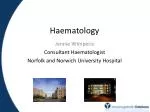 PPT - Introduction to Haematology PowerPoint Presentation, free ...