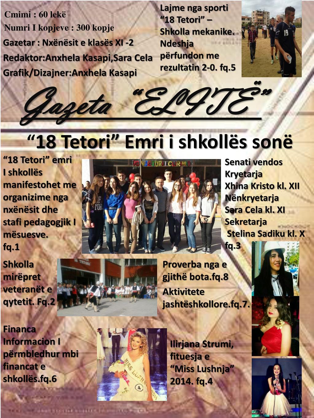 PPT - Gazeta “ELITË” PowerPoint Presentation, free download - ID:6809728