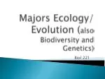 PPT - Chapter 4 Evolution, Biodiversity, and Community Ecology PowerPoint Presentation - ID:5556100