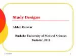PPT - Study Designs in Epidemiology PowerPoint Presentation, free ...