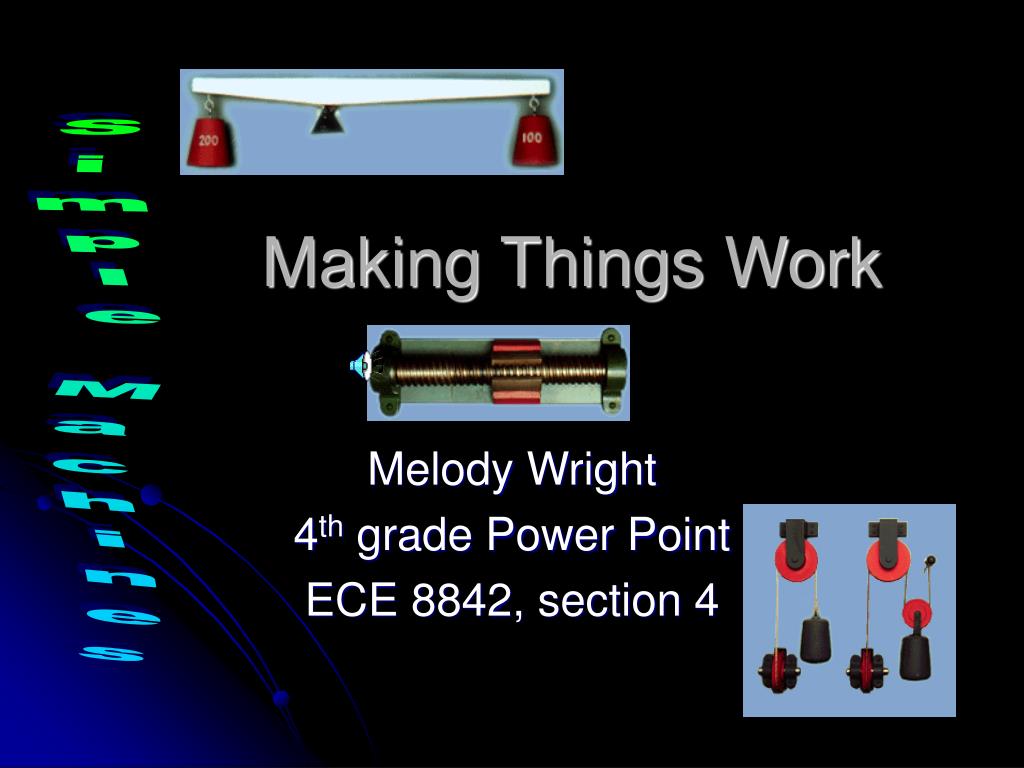 PPT - Making Things Work PowerPoint Presentation, free download - ID ...