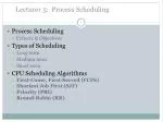 PPT - Chapter 5: Process Scheduling PowerPoint Presentation, free download - ID:6327120