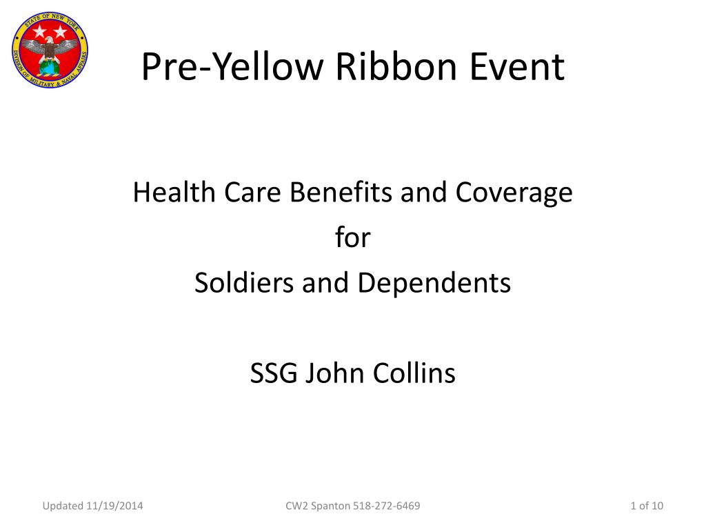 PPT - Pre-Yellow Ribbon Event PowerPoint Presentation, free download ...