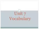 PPT - Master ASL Unit 7 Vocabulary PowerPoint Presentation, free ...