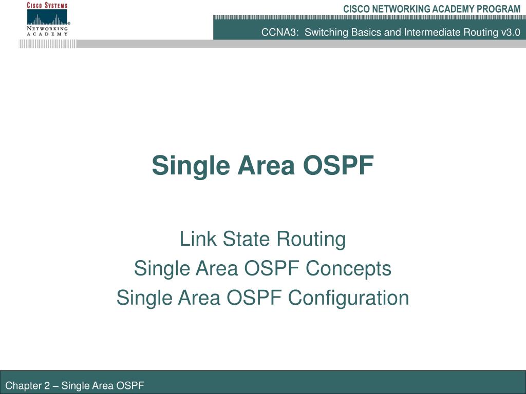 PPT - Single Area OSPF PowerPoint Presentation, free download - ID:6815488