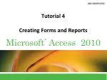 PPT - Chapter 11 Designing Forms and Reports PowerPoint Presentation ...