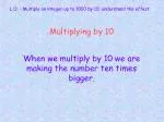 PPT - Multiplying by 10, 100 and 1,000 PowerPoint Presentation, free ...
