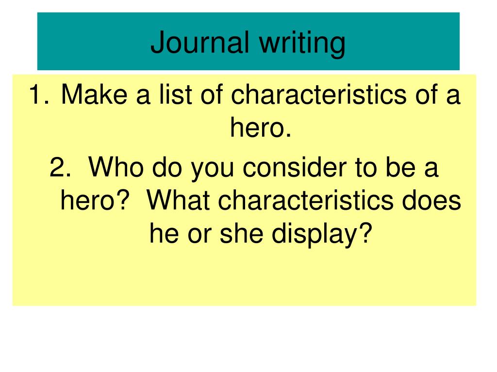 PPT - Journal writing PowerPoint Presentation, free download - ID:6816568