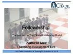 PPT - Followership PowerPoint Presentation, free download - ID:634706