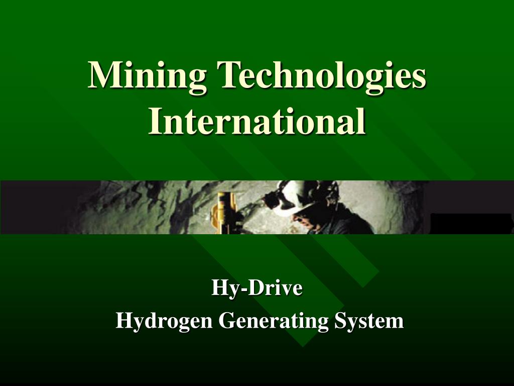 PPT - Mining Technologies International PowerPoint Presentation, free ...