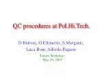 PPT - QC Documents and Procedures PowerPoint Presentation, free ...