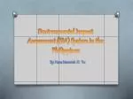 PPT - The Philippine Environmental Impact Statement System (PEISS ...