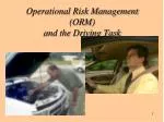 PPT - Operational Risk Management (ORM) PowerPoint Presentation, free ...