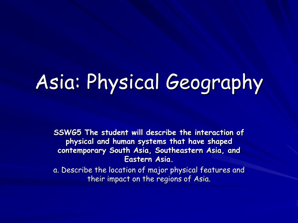 PPT - Asia: Physical Geography PowerPoint Presentation, free download ...