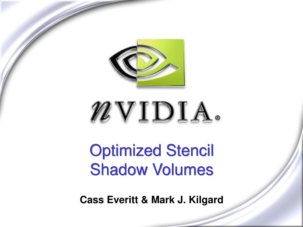PPT - Optimized Stencil Shadow Volumes PowerPoint Presentation, free ...