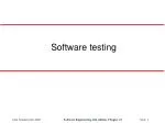 PPT - Software Testing: validation PowerPoint Presentation, free ...